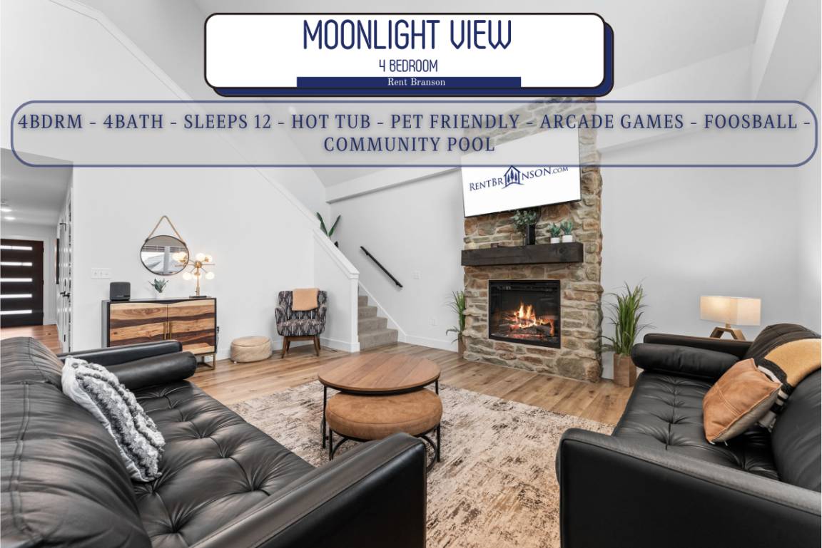 House ∙ 4 Bedrooms ∙ 12 Guests - Branson, MO