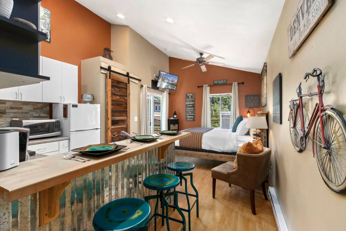 40 M² Studio Flat ∙ 1 Bedroom ∙ 3 Guests - Fort Collins, CO