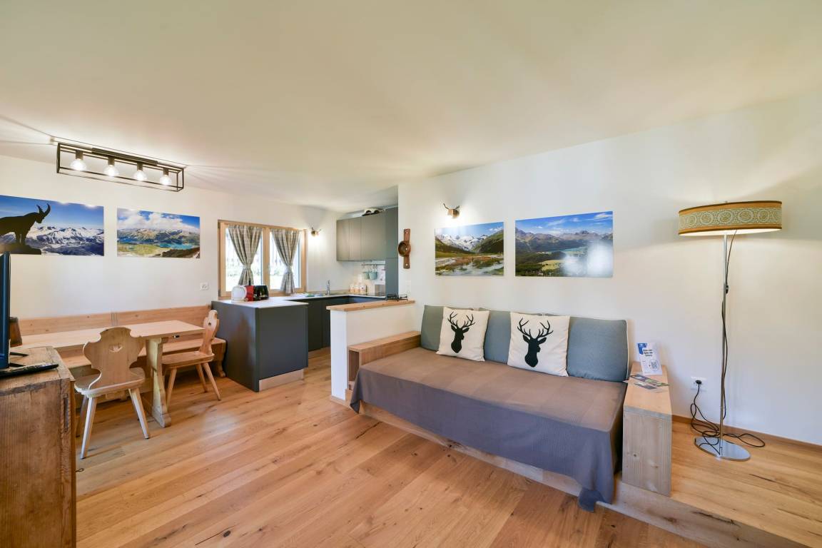 70 M² Ferienwohnung ∙ 2 Schlafzimmer ∙ 4 Gäste - Unterengadin