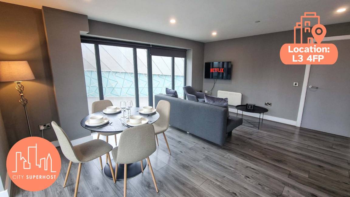 74 M² Appartement ∙ 2 Chambres ∙ 6 Personnes - Liverpool