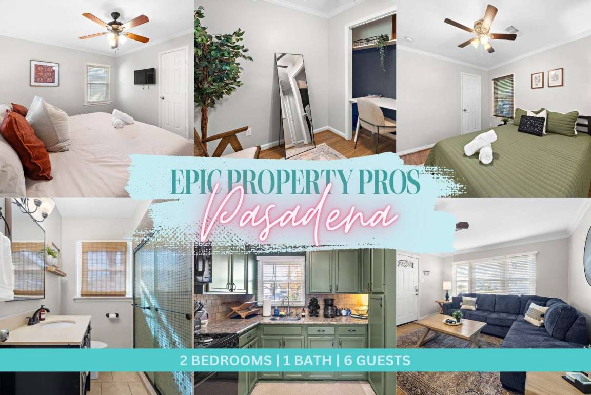 Casa ∙ 2 Habitaciones ∙ 6 Huéspedes - Pasadena, TX