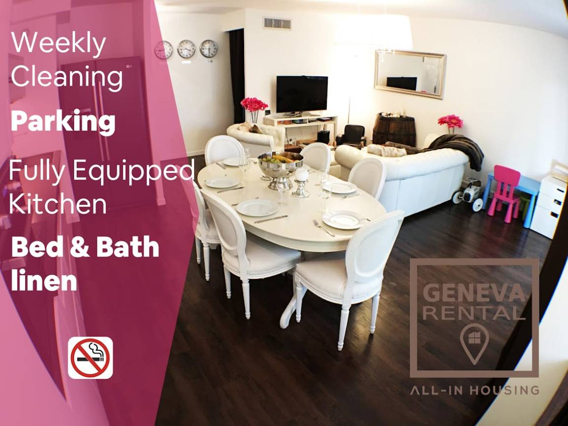 83 M² Apartment ∙ 3 Bedrooms ∙ 6 Guests - Annemasse