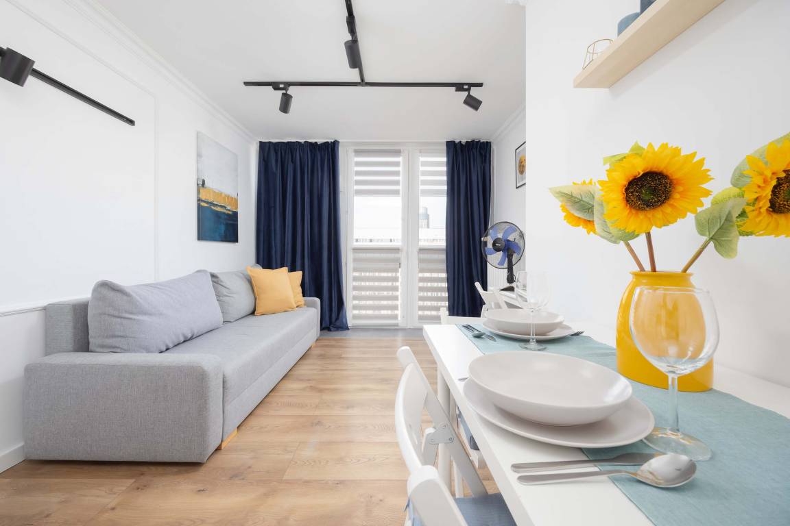 19 M² Ferienwohnung ∙ 2 Gäste - Warschau