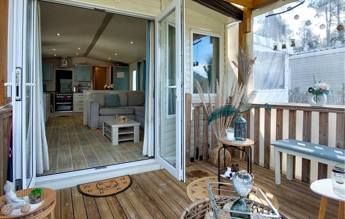 42 M² Camping ∙ 2 Chambres ∙ 5 Personnes - Vielle-Saint-Girons
