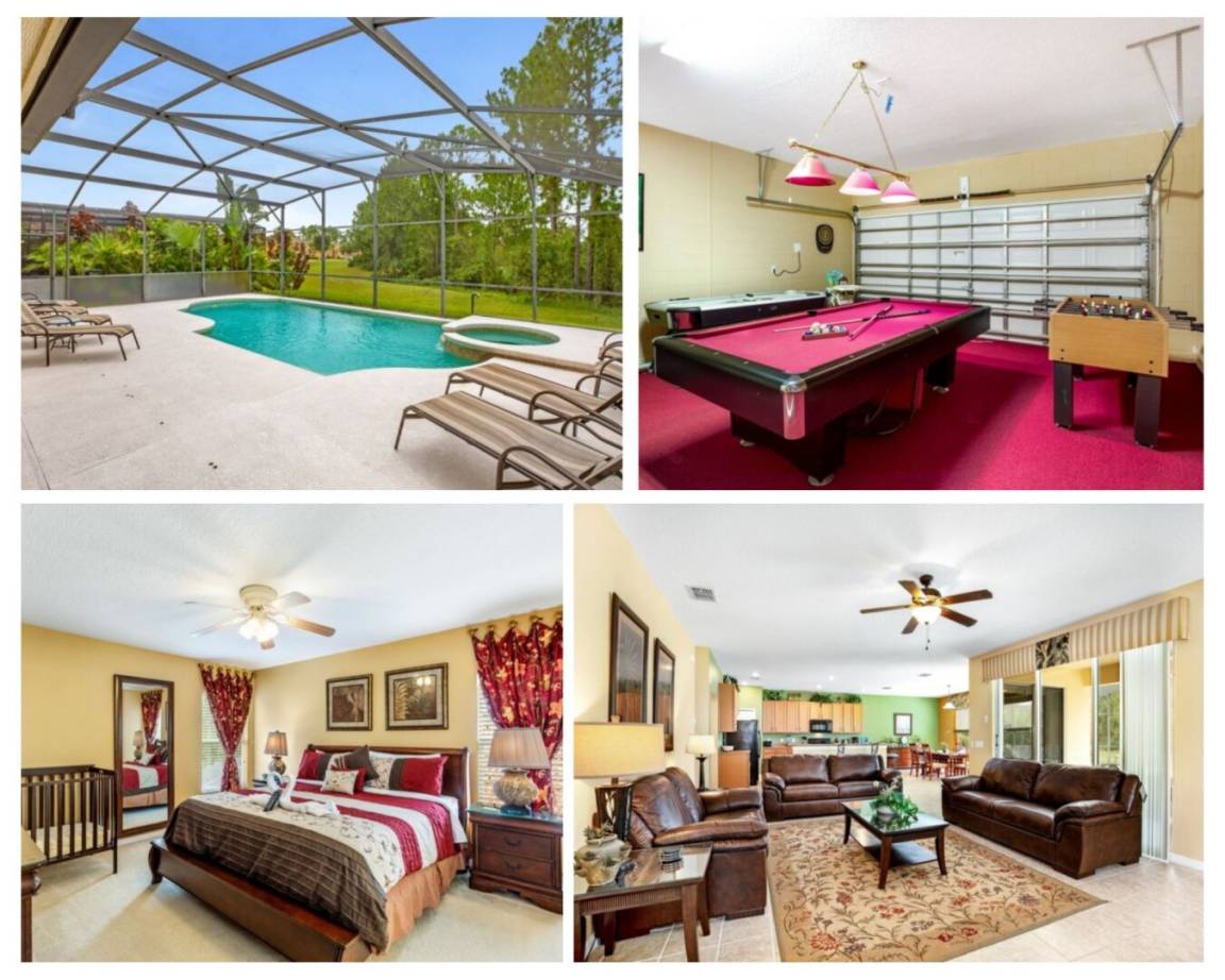 320 M² Casa ∙ 6 Quartos ∙ 14 Hóspedes - Davenport, FL