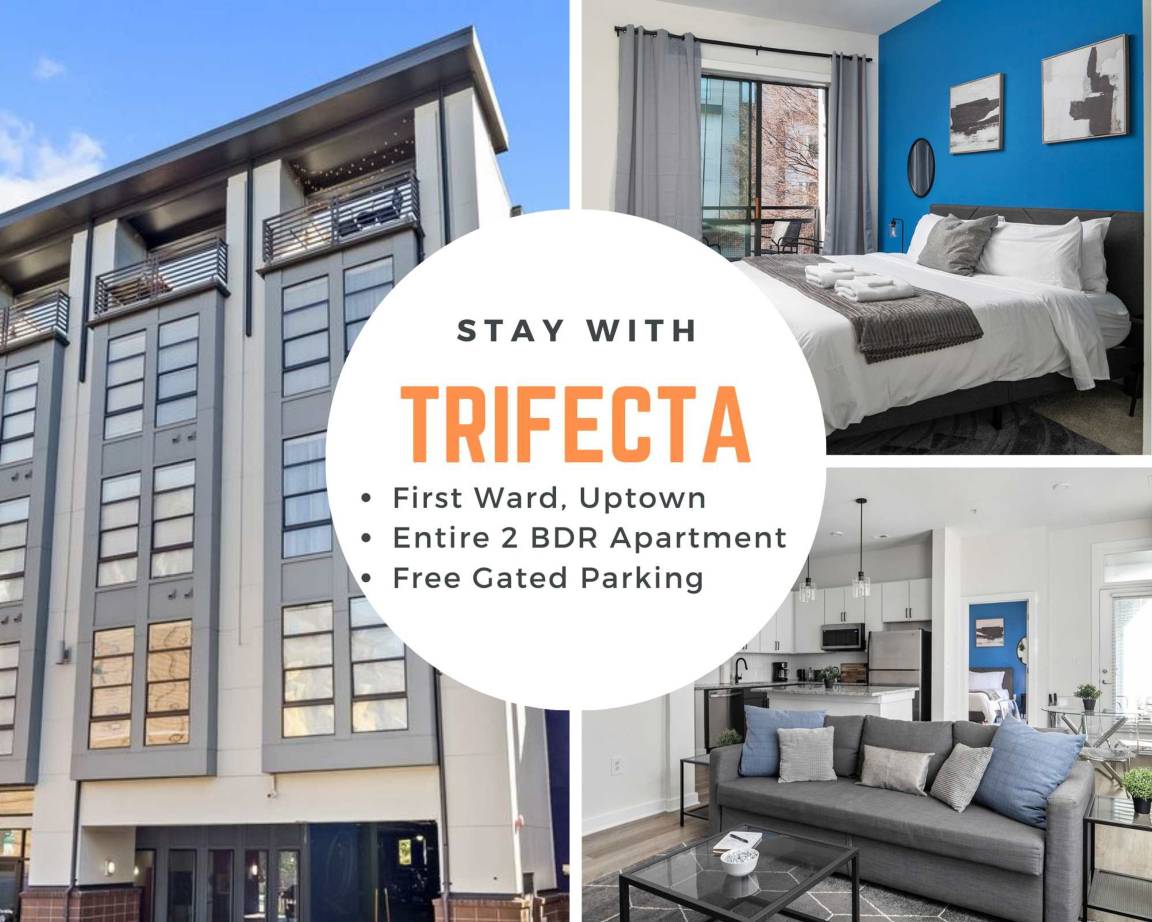 103 M² Apartment ∙ 2 Bedrooms ∙ 6 Guests - Charlotte, NC