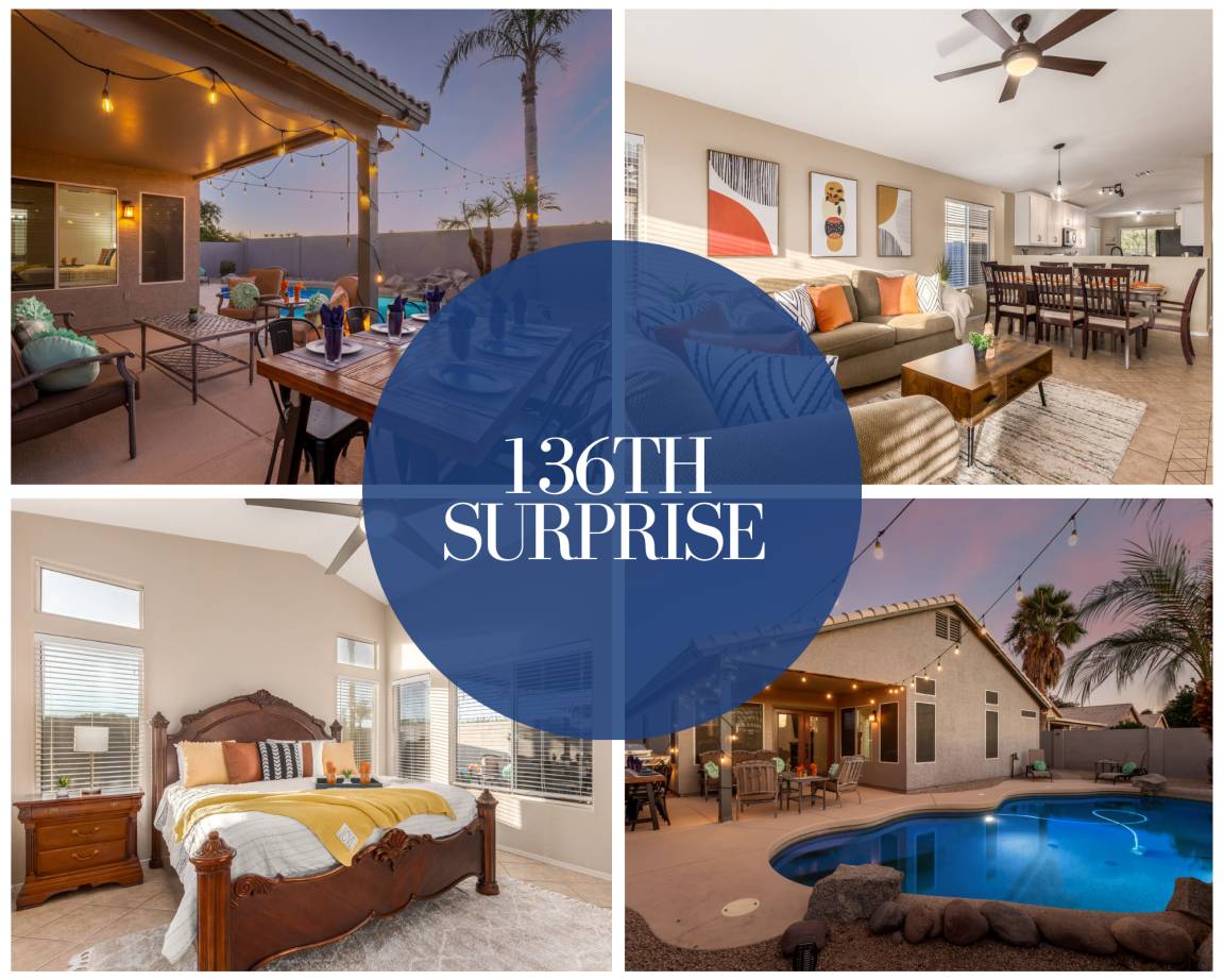 154 M² House ∙ 4 Bedrooms ∙ 8 Guests - Surprise, AZ