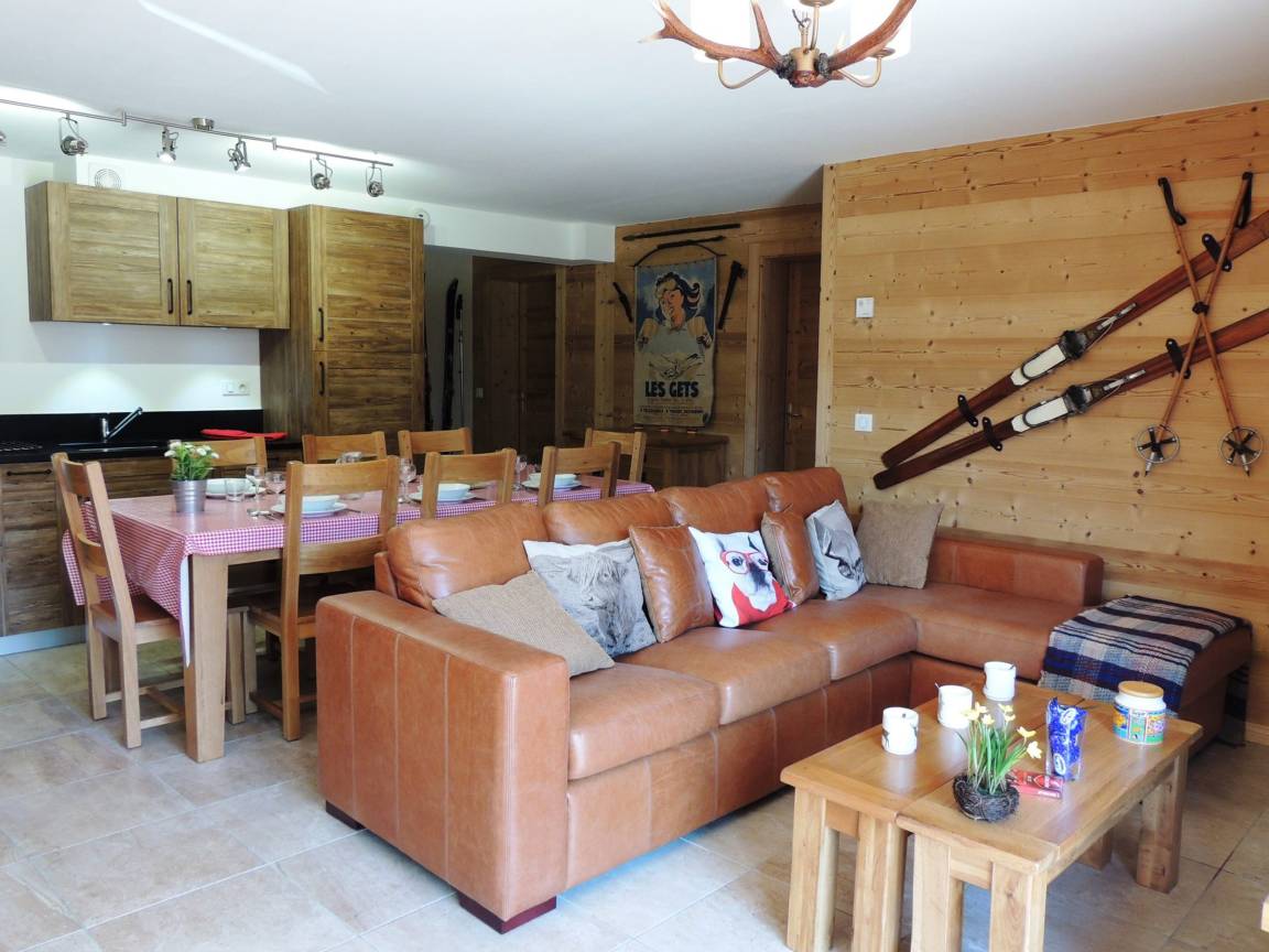68 M² Ferienwohnung ∙ 3 Schlafzimmer ∙ 8 Gäste - Les Gets