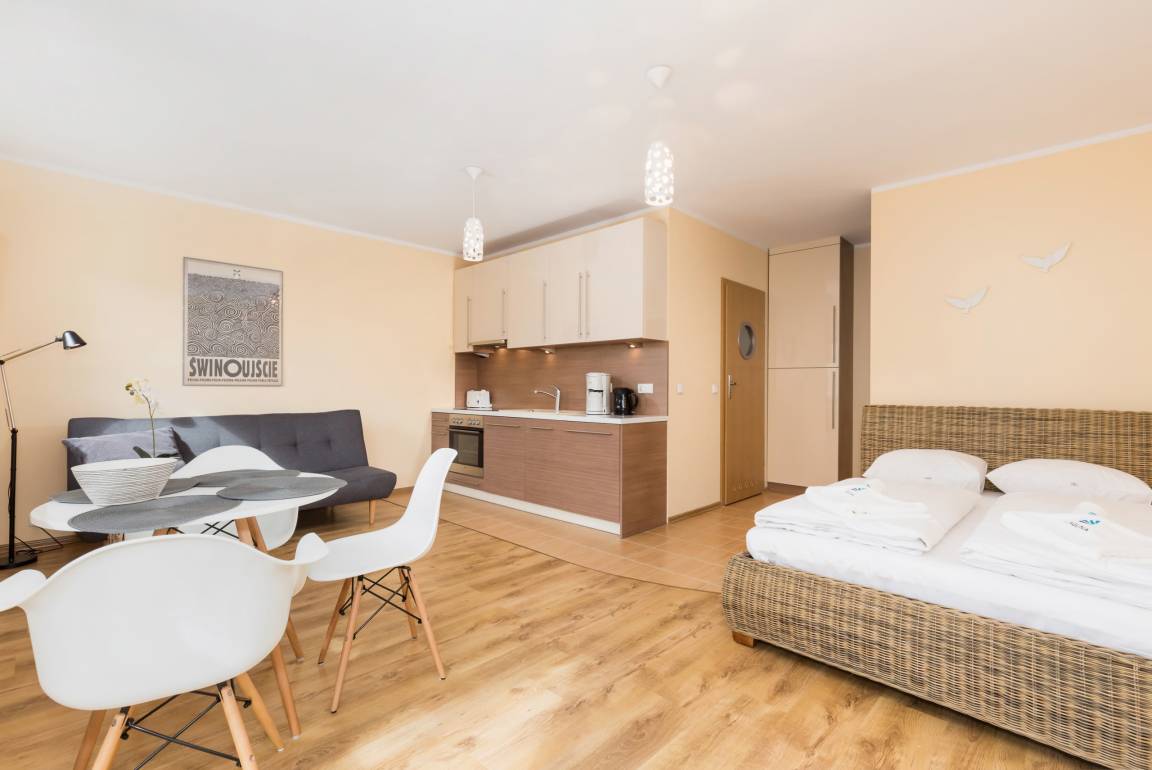 34 M² Studio Flat ∙ 2 Guests - Świnoujście