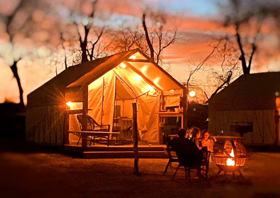Camping-unterkunft ∙ 1 Schlafzimmer ∙ 4 Gäste - Texas