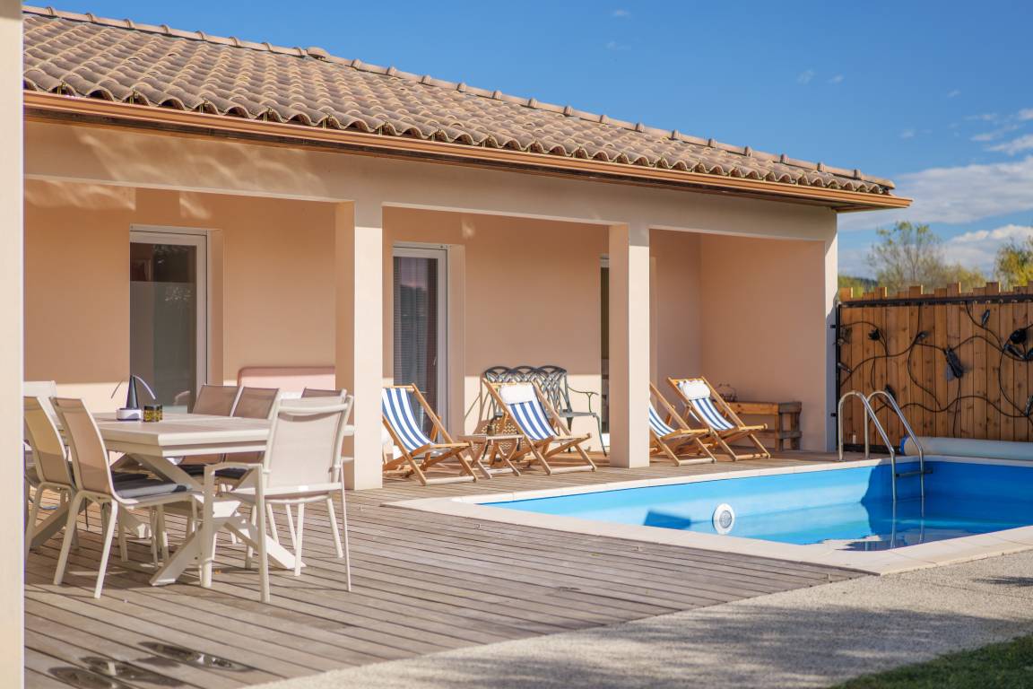 120 M² Maison De Vacances ∙ 3 Chambres ∙ 6 Personnes - Ruoms
