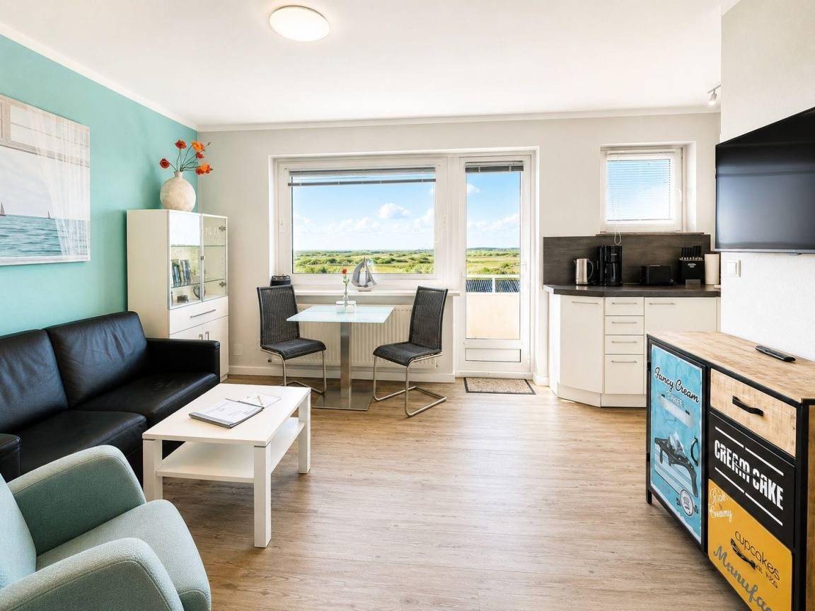 35 M² Ferienwohnung ∙ 1 Schlafzimmer ∙ 2 Gäste - Sylt