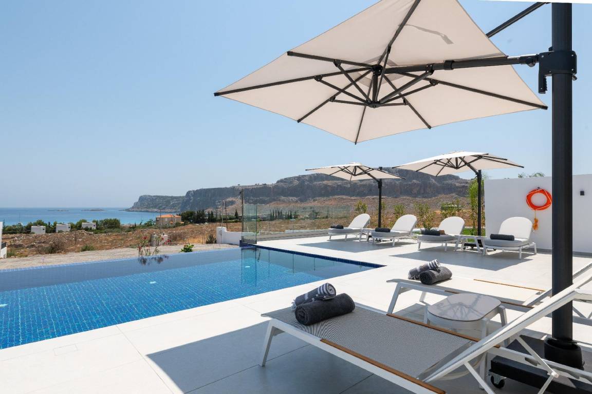 150 M² Ferienhaus ∙ 3 Schlafzimmer ∙ 6 Gäste - Lindos