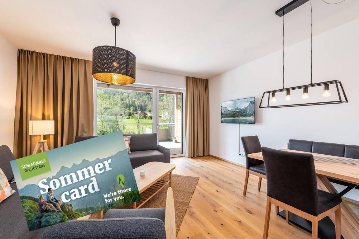 60 M² Ferienwohnung ∙ 1 Schlafzimmer ∙ 4 Gäste - Gröbming