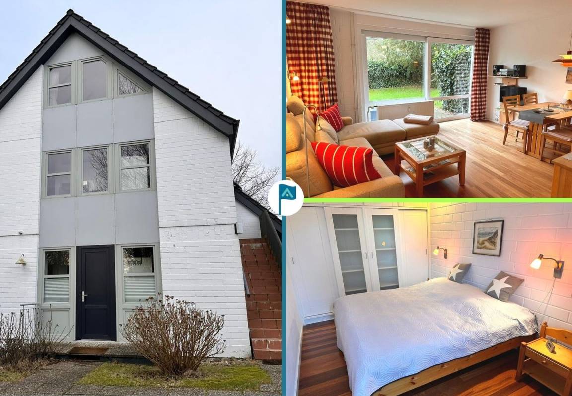 40 M² Ferienwohnung ∙ 1 Schlafzimmer ∙ 2 Gäste - Norddorf