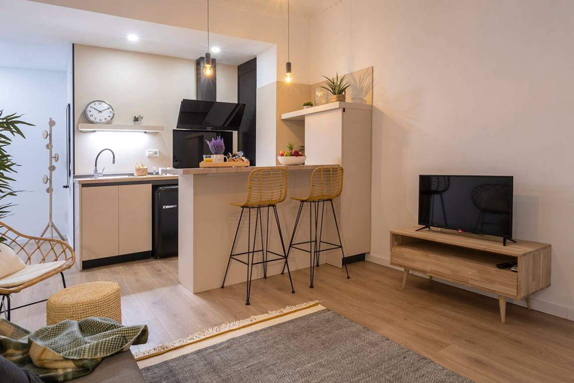 60 M² Apartamento ∙ 1 Habitación ∙ 2 Huéspedes - Valencia