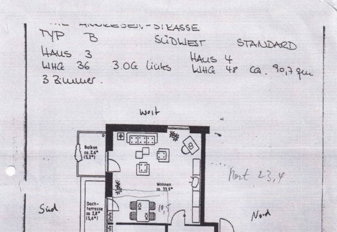 90 M² Apartment ∙ 4 Bedrooms ∙ 2 Guests - Hamburg