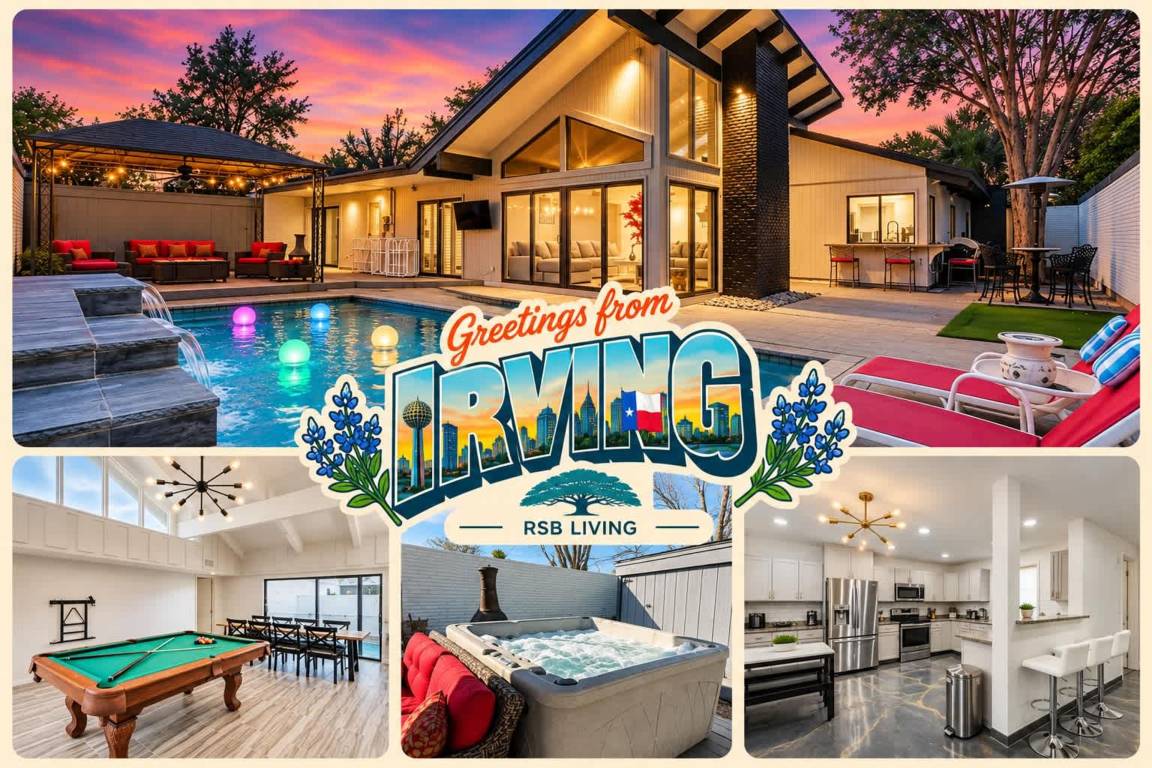 217 M² Apartment ∙ 4 Bedrooms ∙ 9 Guests - Irving, TX