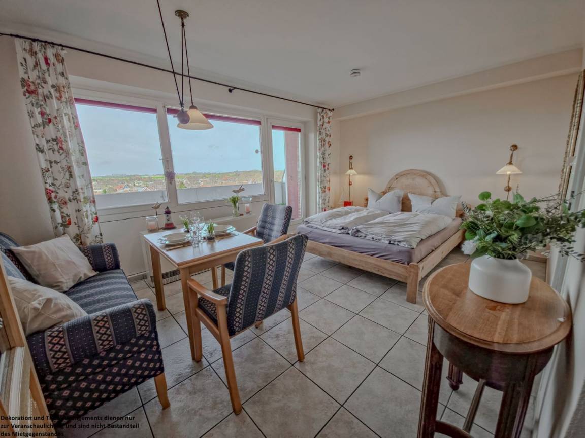 32 M² Ferienwohnung ∙ 1 Schlafzimmer ∙ 2 Gäste - Wangerland