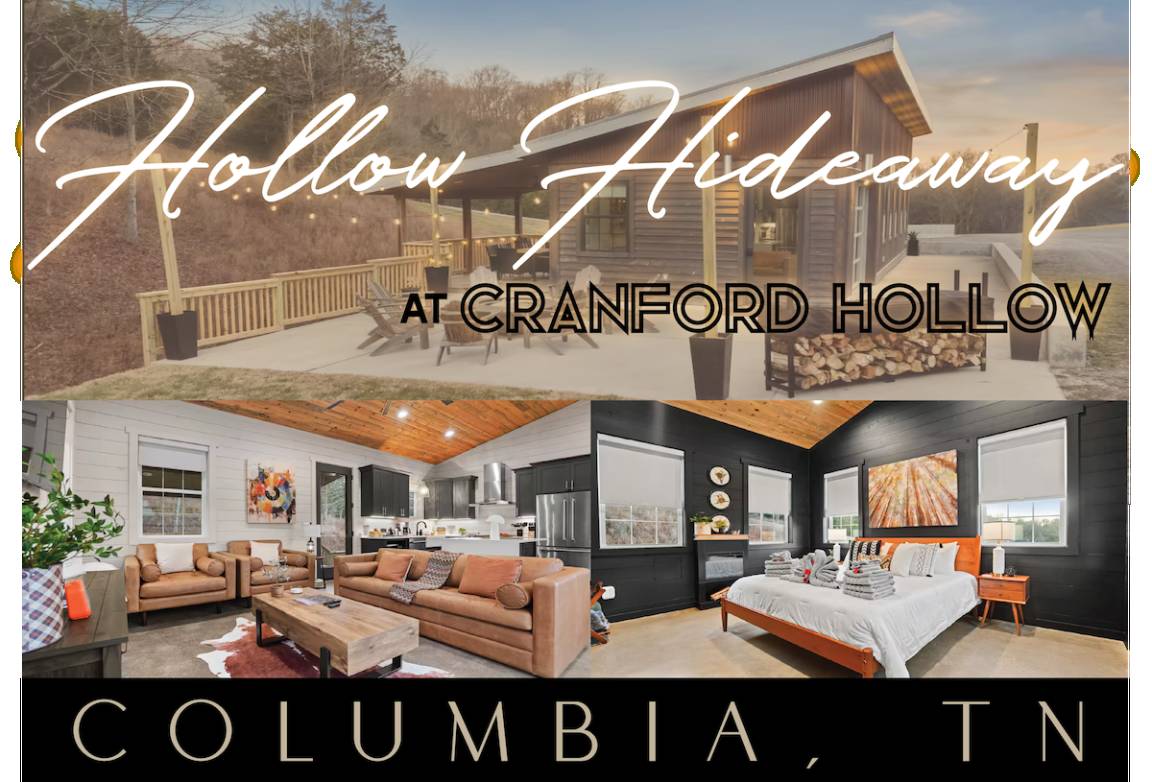 409 M² House ∙ 1 Bedroom ∙ 4 Guests - Columbia, TN