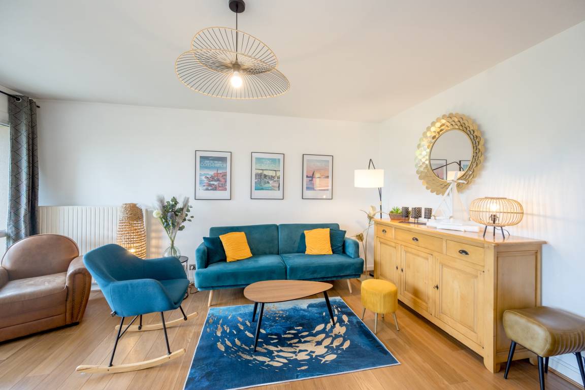 100 M² Appartement ∙ 3 Chambres ∙ 6 Personnes - Langueux