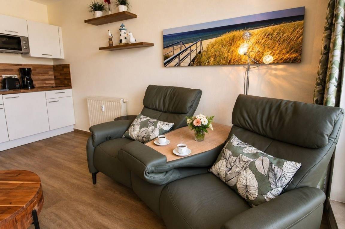 36 M² Ferienwohnung ∙ 1 Schlafzimmer ∙ 2 Gäste - Bad Doberan