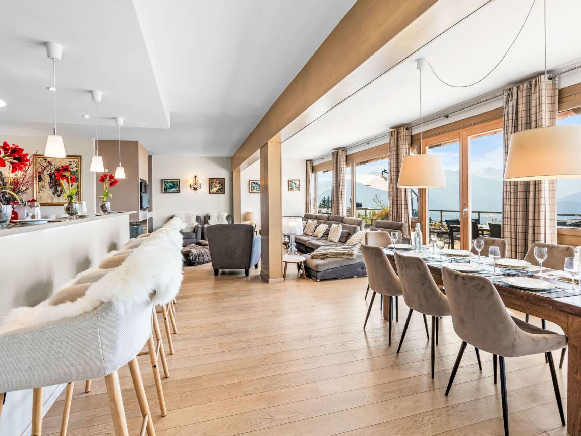 200 M² Ferienhaus ∙ 1 Schlafzimmer ∙ 6 Gäste - Vercorin