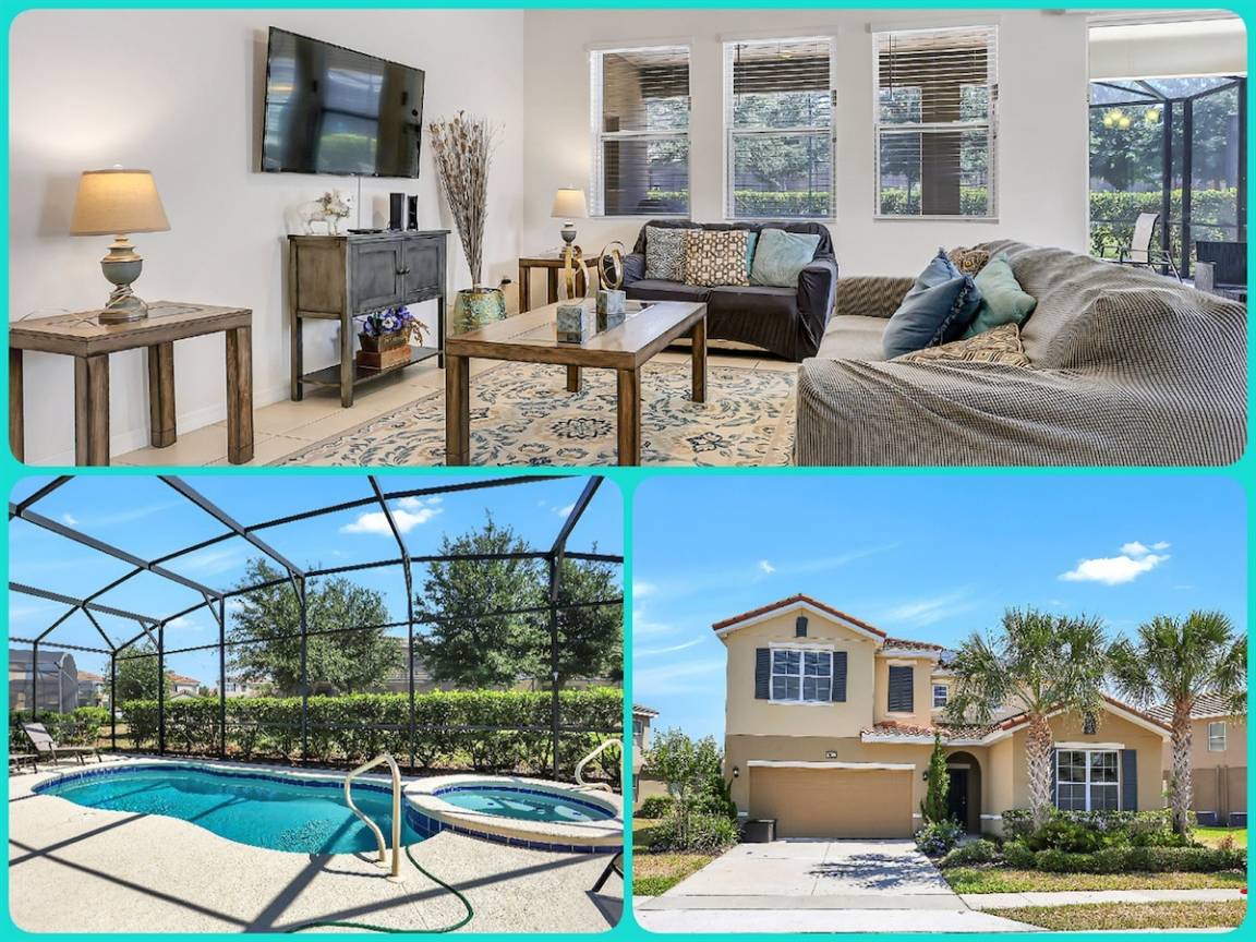 328 M² House ∙ 7 Bedrooms ∙ 16 Guests - Davenport, FL