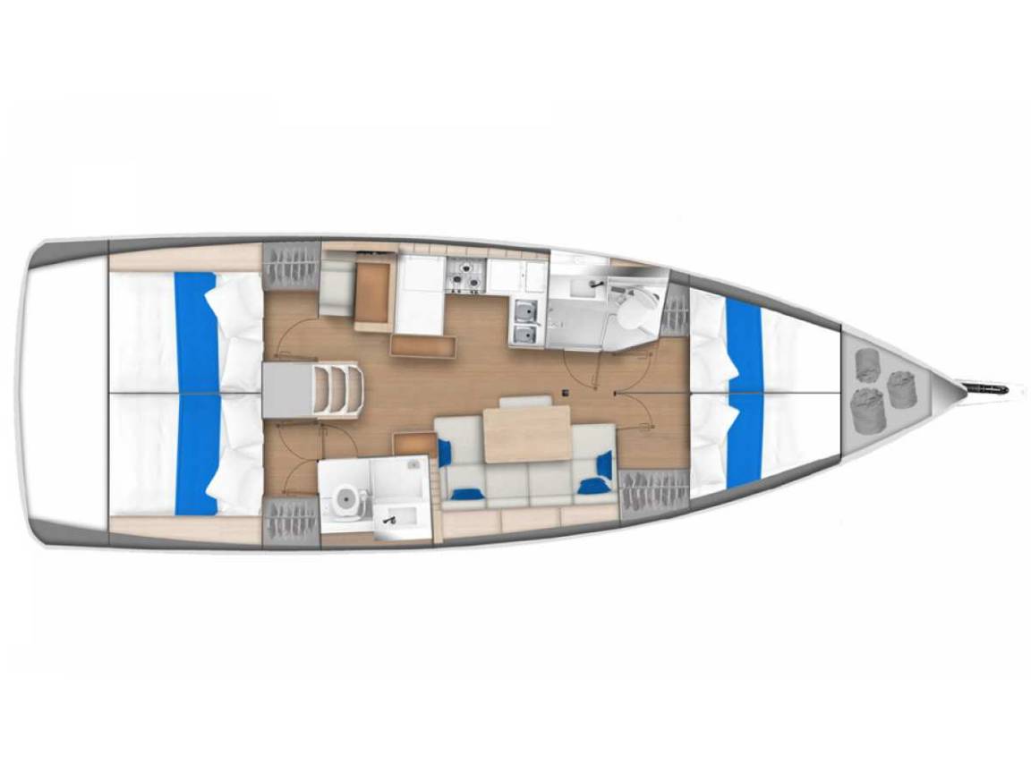 13 M² Casa Flotante ∙ 3 Habitaciones ∙ 6 Huéspedes - Granada