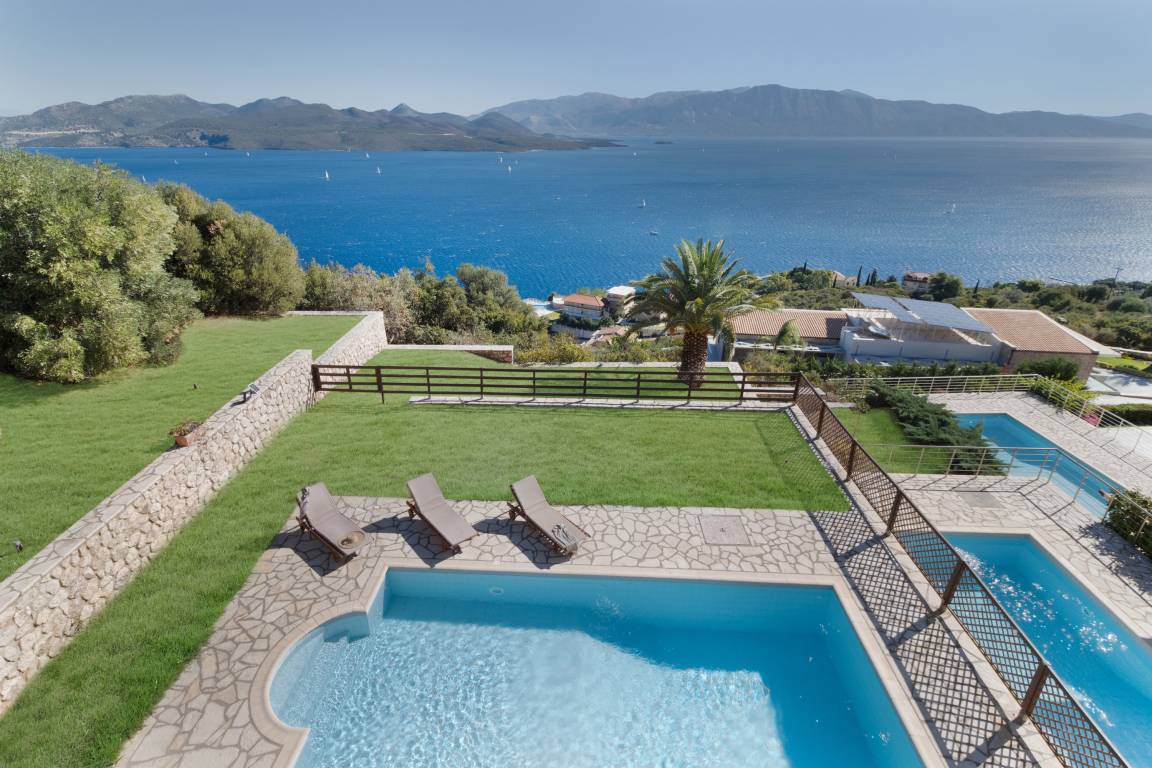 140 M² Ferienwohnung ∙ 3 Schlafzimmer ∙ 8 Gäste - Lefkada