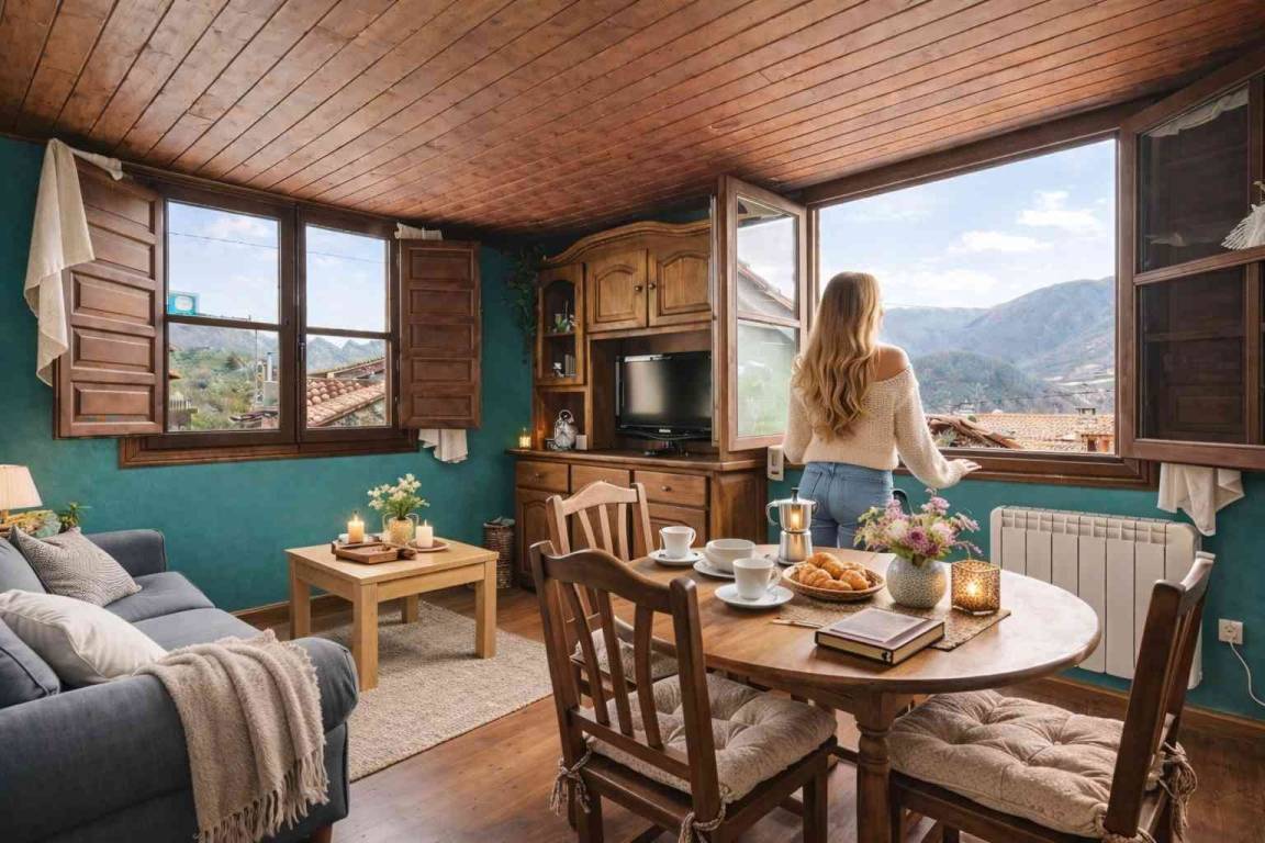 66 M² Appartement ∙ 2 Slaapkamers ∙ 4 Gasten - Somiedo