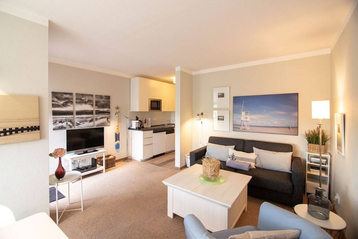 51 M² Ferienwohnung ∙ 1 Schlafzimmer ∙ 2 Gäste - Wangerooge