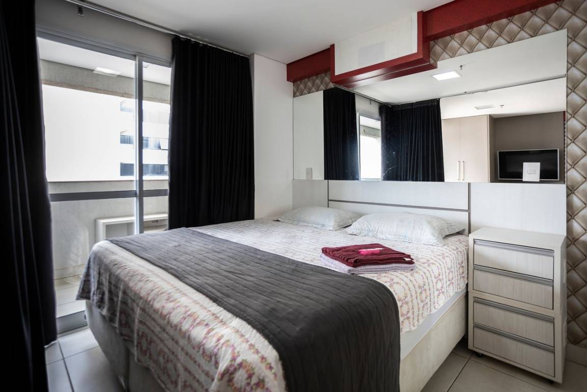 40 M² Estúdio ∙ 1 Quarto ∙ 2 Hóspedes - Goiânia