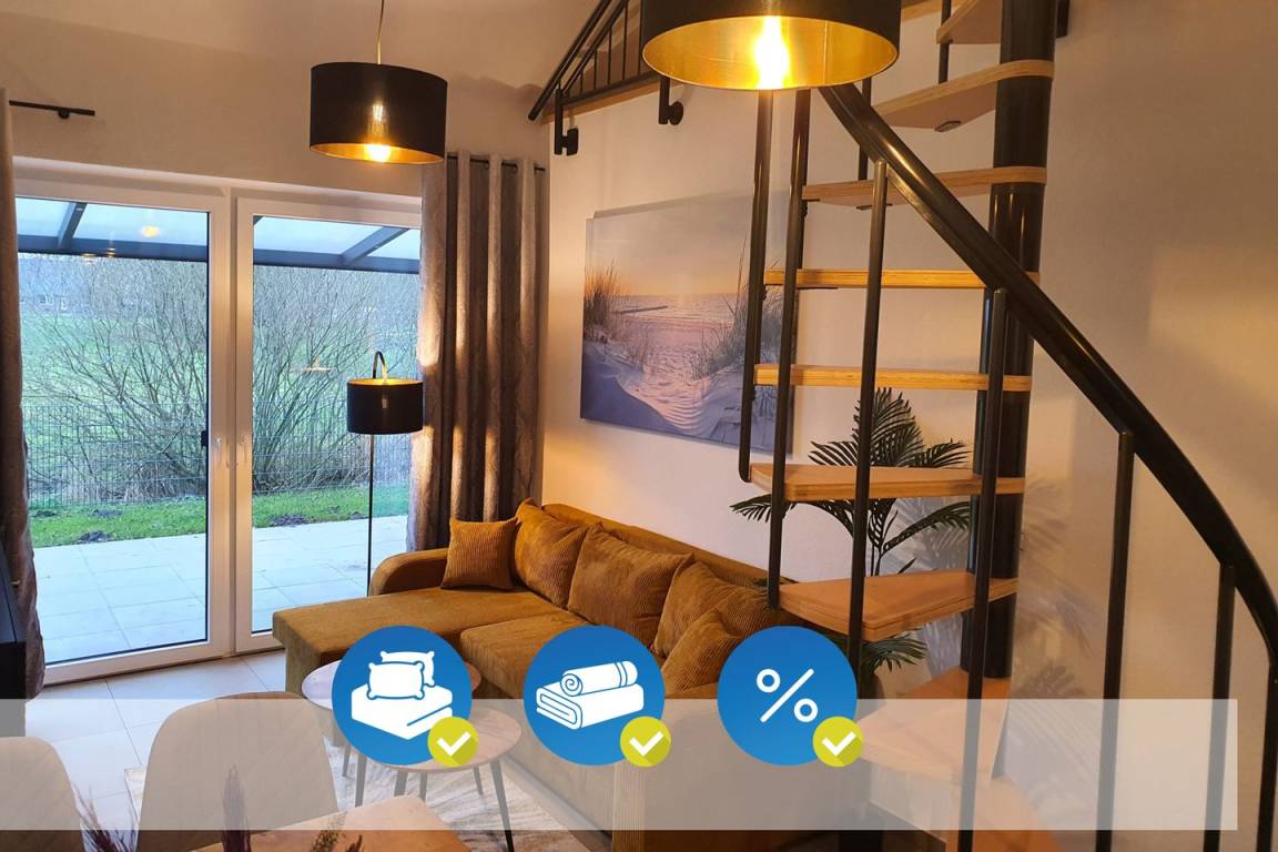 90 M² Ferienhaus ∙ 2 Schlafzimmer ∙ 4 Gäste - Stadland