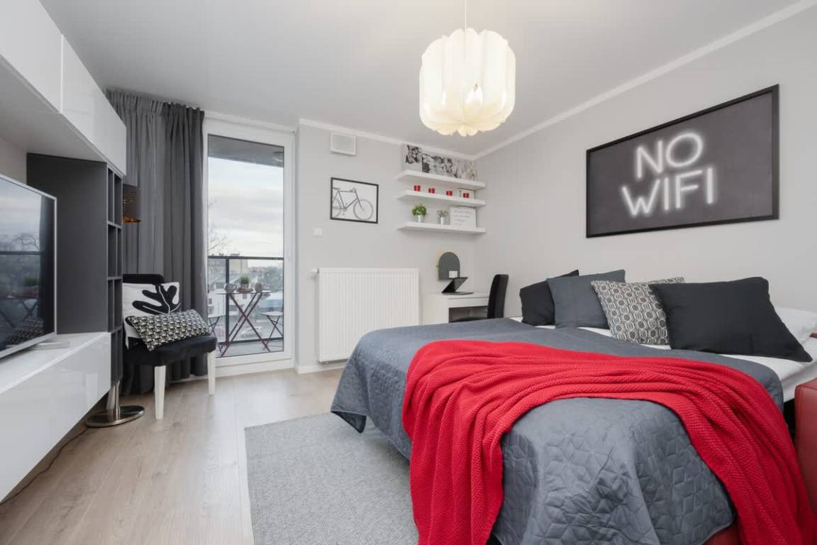 24 M² Studio Flat ∙ 2 Guests - Warsaw