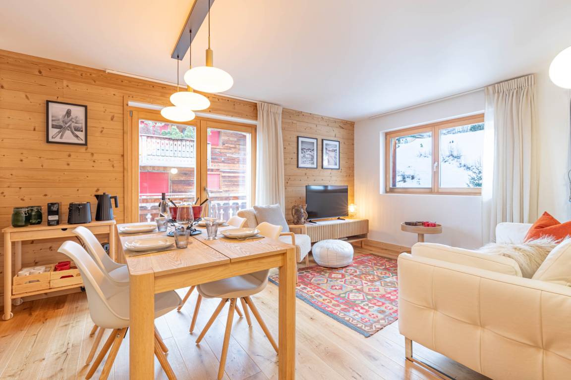 49 M² Ferienwohnung ∙ 2 Schlafzimmer ∙ 4 Gäste - Verbier