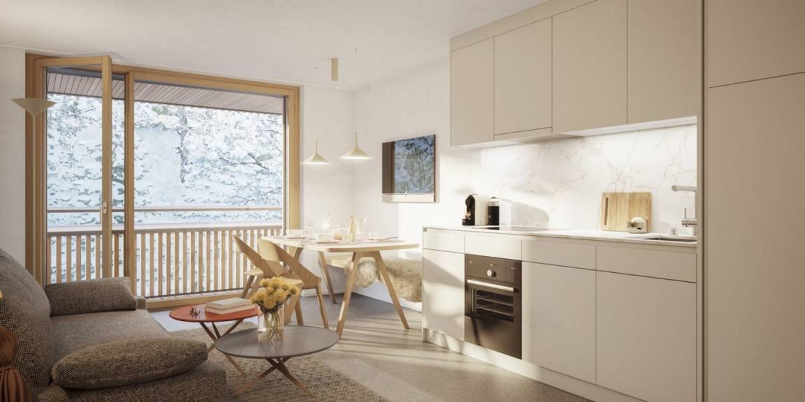 43 M² Appartement ∙ 1 Chambre ∙ 4 Personnes - Laax