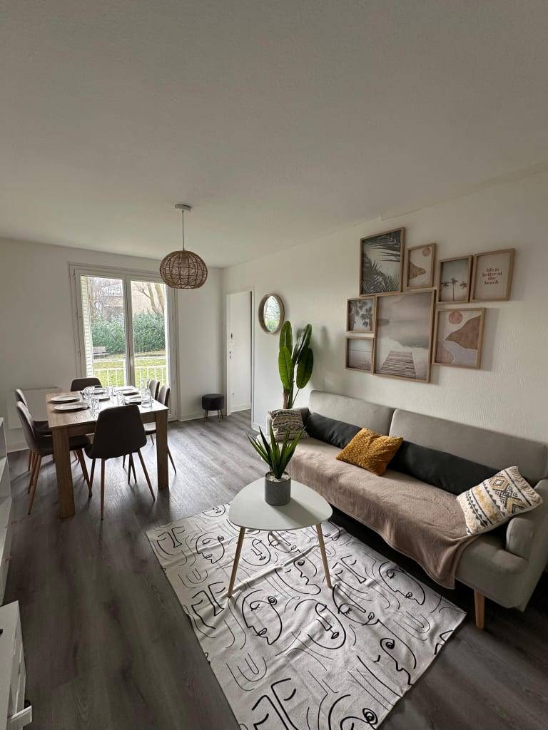 60 M² Appartement ∙ 3 Chambres ∙ 6 Personnes - Laxou