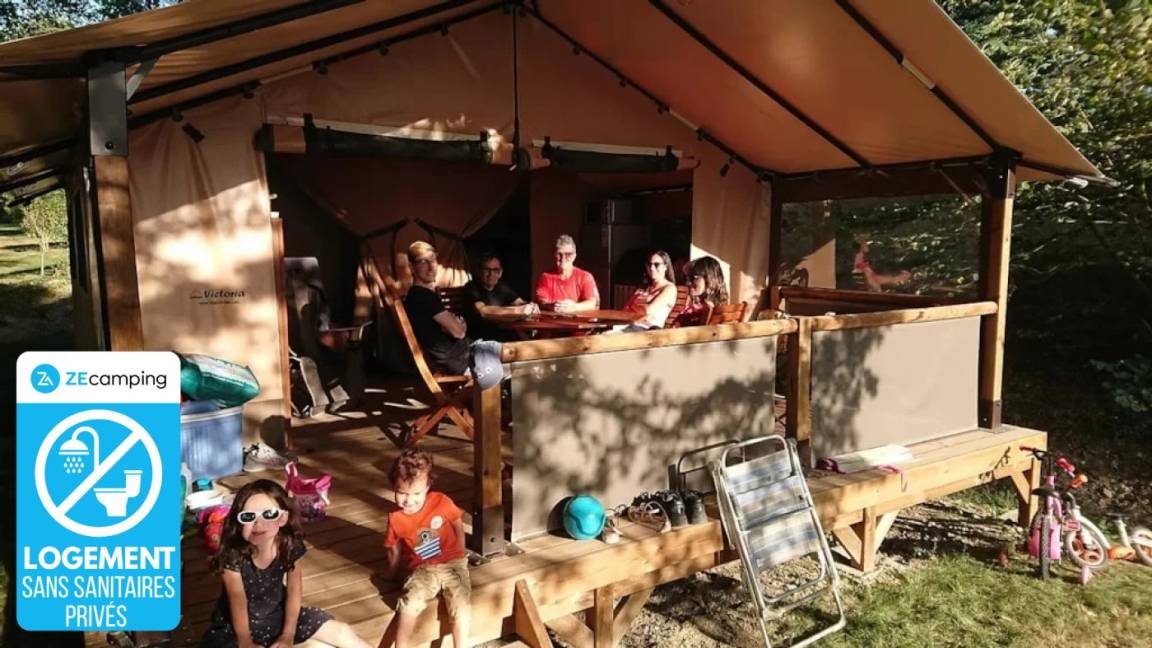 30 M² Tente ∙ 2 Chambres ∙ 6 Personnes - Maine-et-Loire