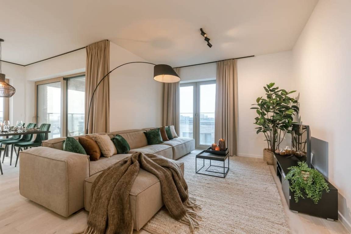104 M² Ferienwohnung ∙ 2 Schlafzimmer ∙ 6 Gäste - Ostende