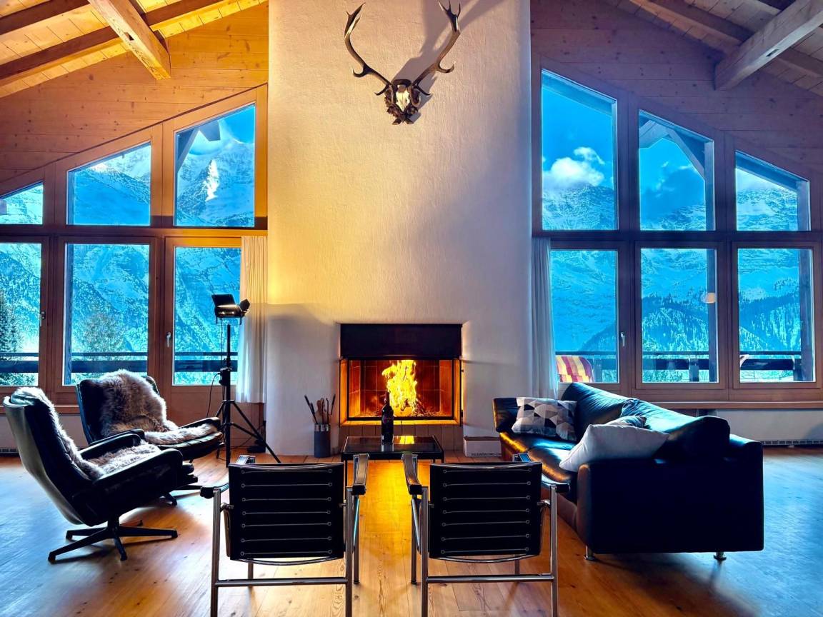 170 M² Apartamento ∙ 3 Quartos ∙ 8 Hóspedes - Mürren