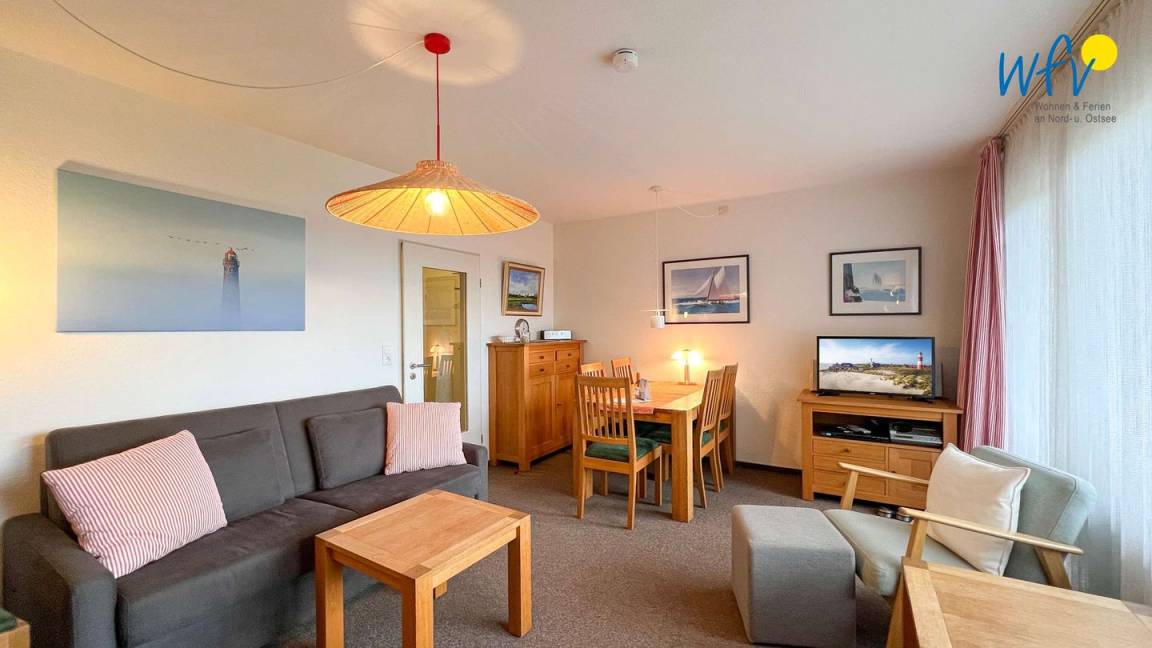 70 M² Ferienwohnung ∙ 2 Schlafzimmer ∙ 6 Gäste - Borkum