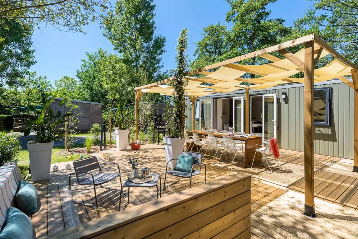 62 M² Mobilheim ∙ 5 Schlafzimmer ∙ 10 Gäste - Vielle-Saint-Girons