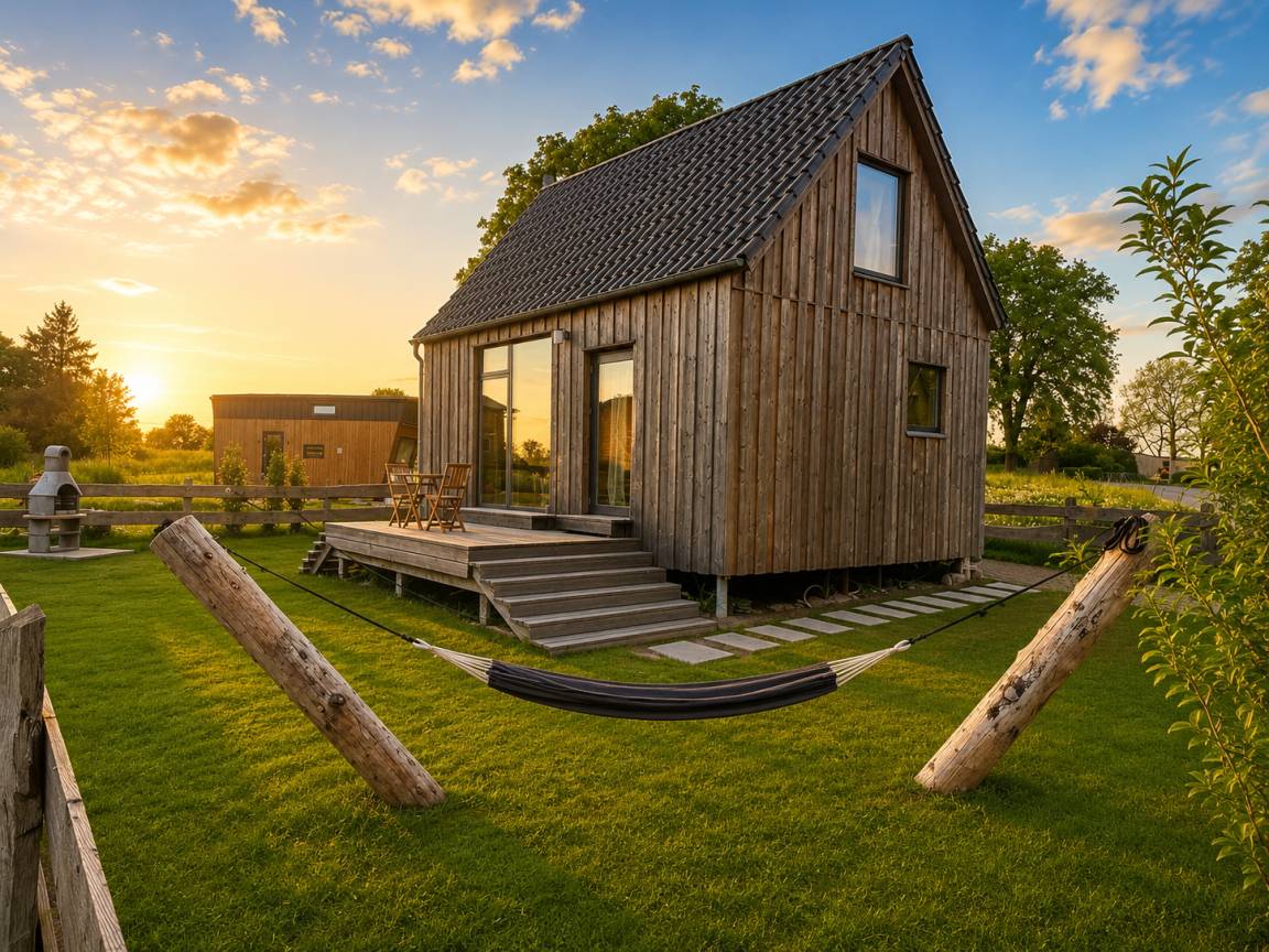 43 M² Ferienhaus ∙ 1 Schlafzimmer ∙ 4 Gäste - Mecklenburgische Seenplatte