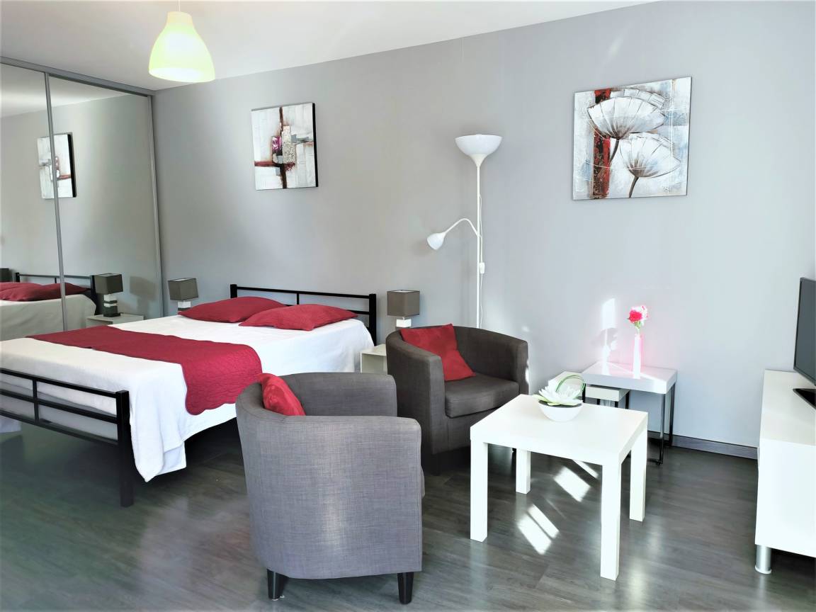 32 M² Studio Flat ∙ 1 Bedroom ∙ 2 Guests - Aix-les-Bains