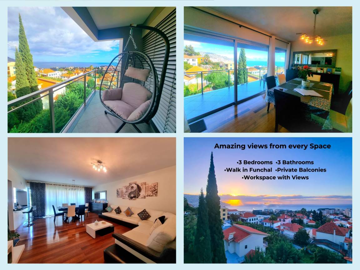 180 M² Apartment ∙ 3 Bedrooms ∙ 6 Guests - Funchal