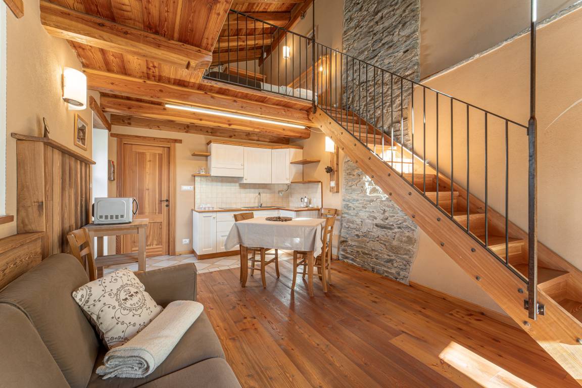 50 M² Chalet ∙ 1 Schlafzimmer ∙ 3 Gäste - Piemont