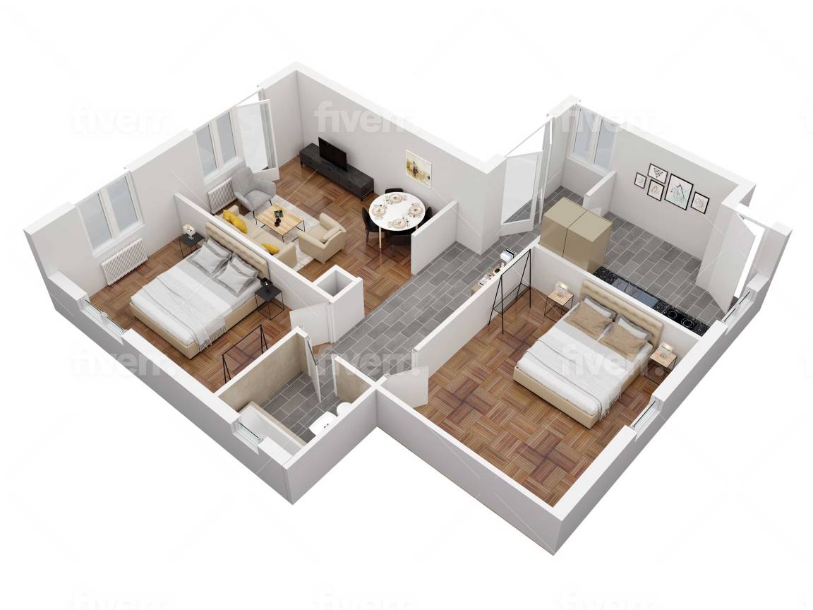 Apartamento ∙ 2 Habitaciones ∙ 4 Huéspedes - Zúrich
