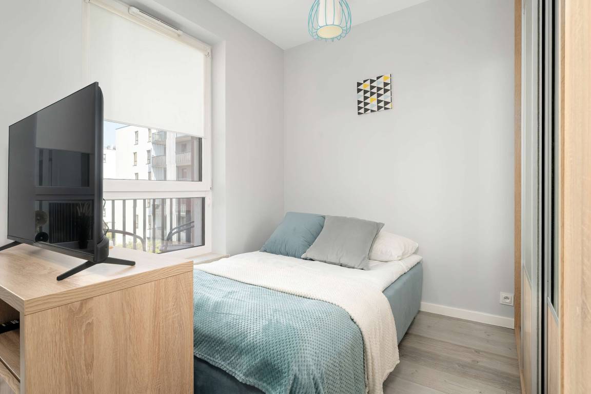 31 M² Studio Flat ∙ 2 Guests - Poznań