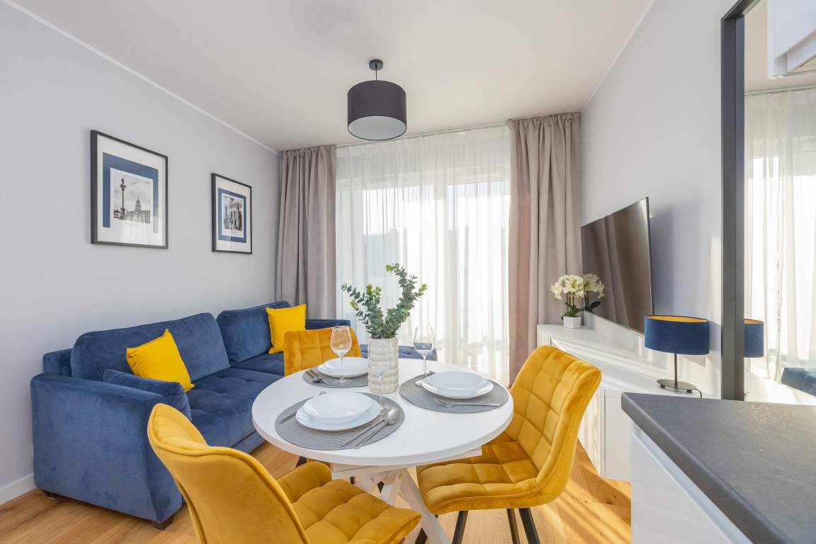 40 M² Apartamento ∙ 1 Habitación ∙ 4 Huéspedes - Varsovia